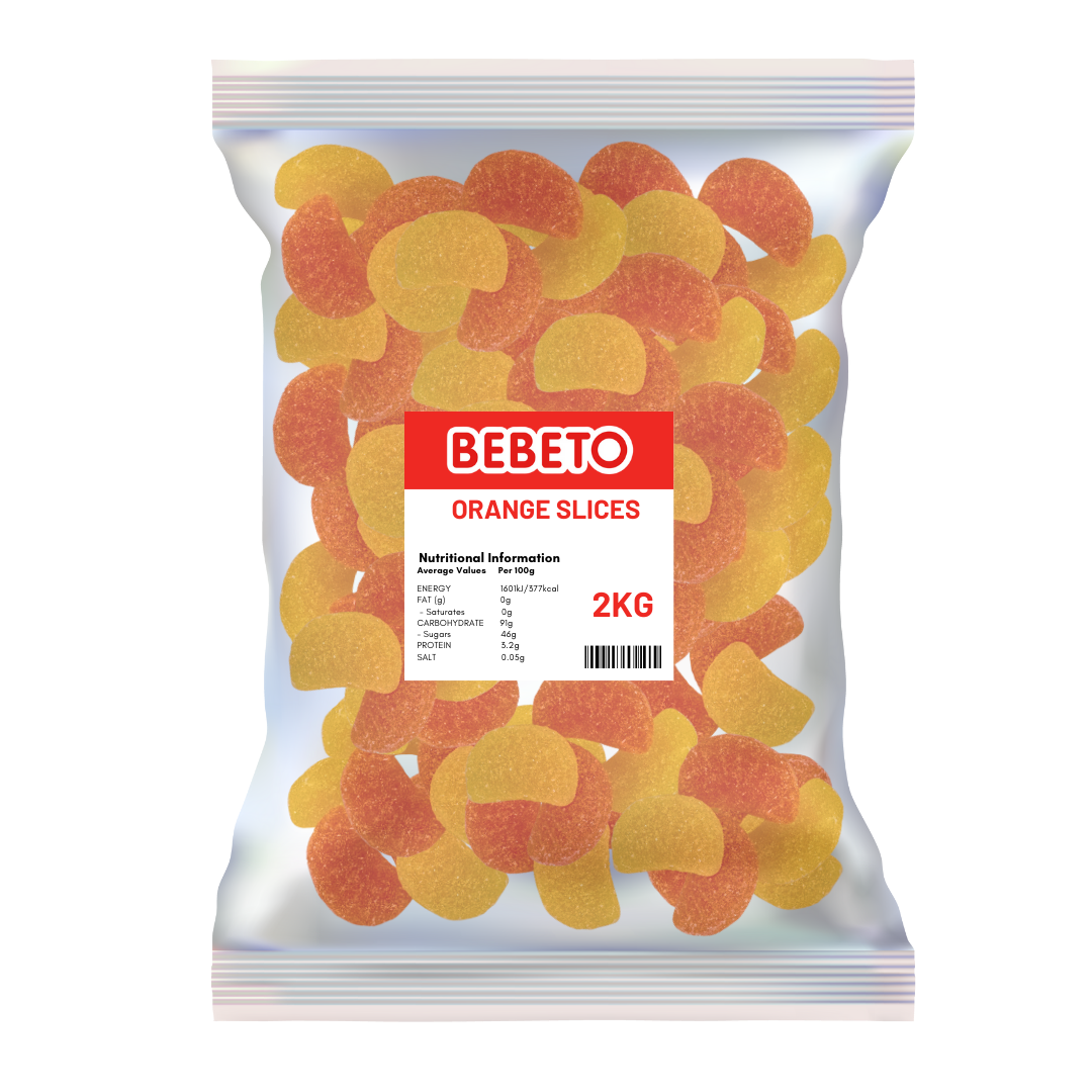 Bebeto Orange and Lemon Slices 2Kg – Candycrave