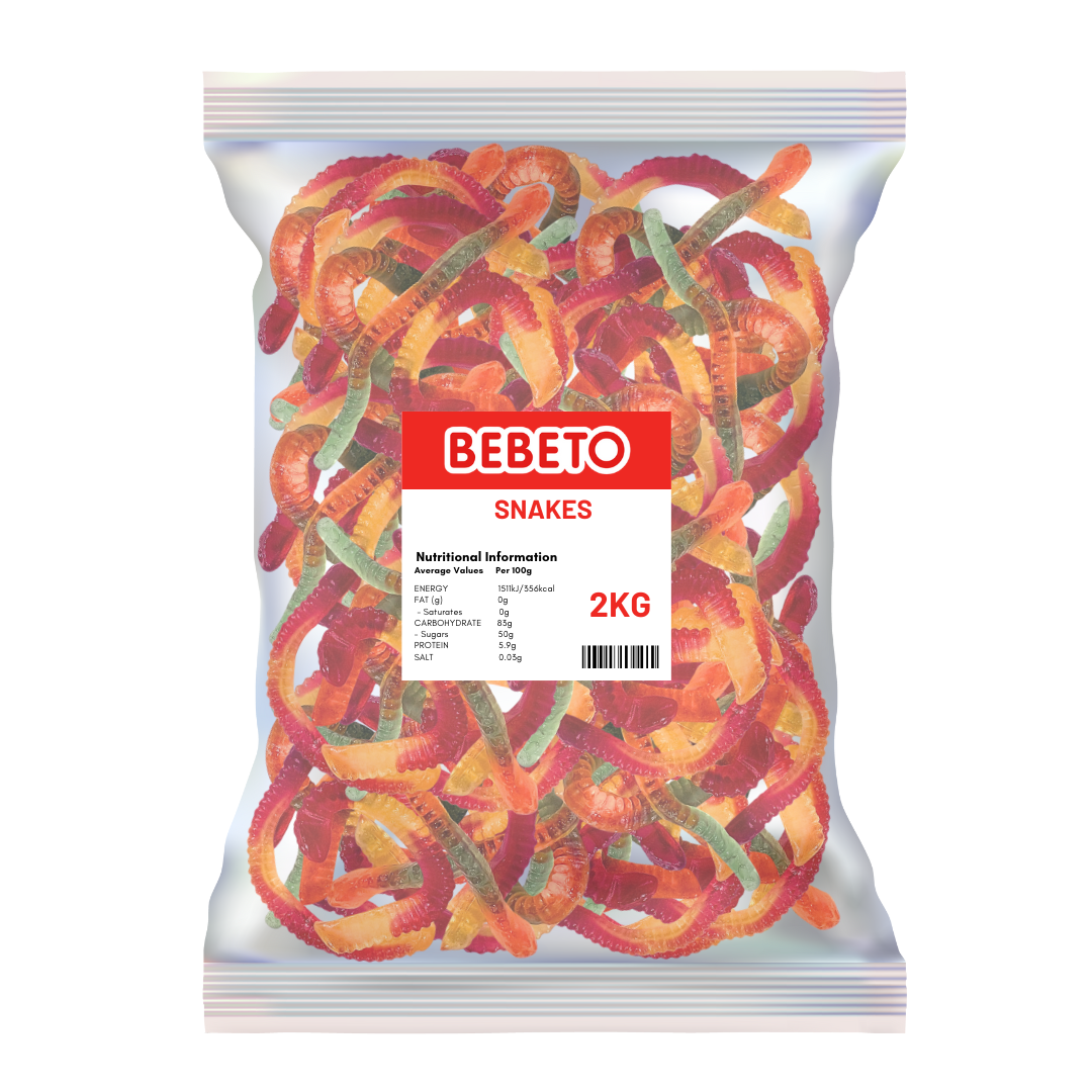 Bebeto Snakes 2Kg – Candycrave