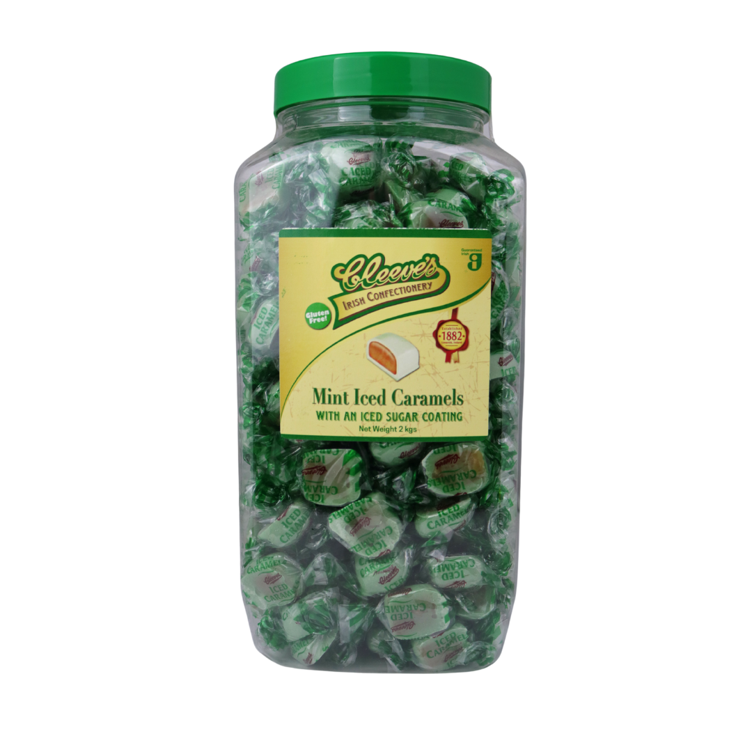 Cleeves Mint Iced Caramels 2Kg – Candycrave