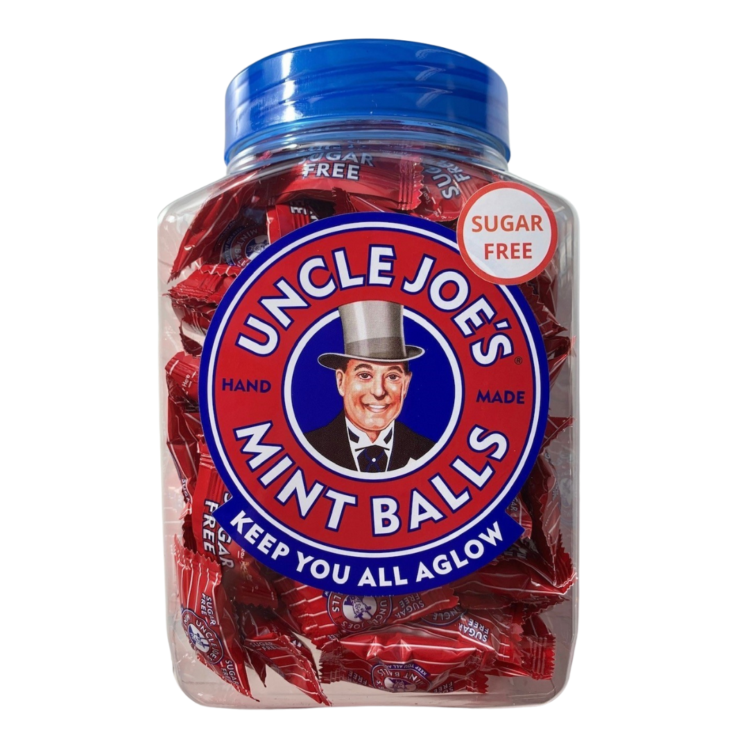 Uncle Joes Mintballs Sugar Free 800g Jar – Candycrave