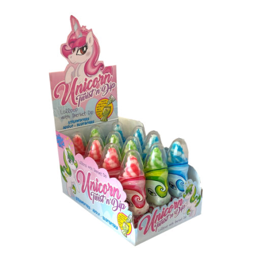 Candy Castle Crew Unicorn Twist & Dip 12x50g – Candycrave