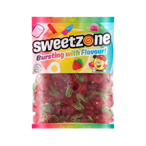 Sweetzone Twin Cherries 1kg | Halal Cherry Jelly Sweets – Candycrave