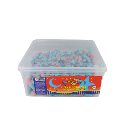 Yummy Gummy Fizzy Blue Bottles 800g Tub – Candycrave