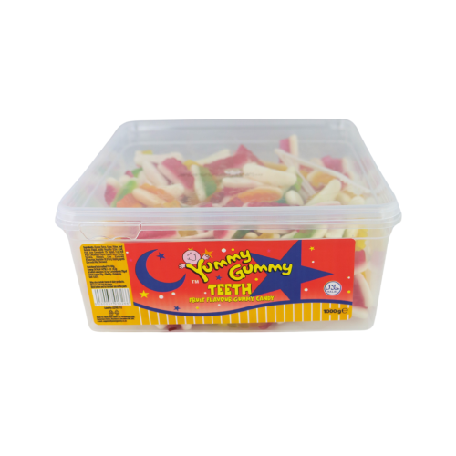 Yummy Gummy Jelly Teeth 1000g Tub – Candycrave