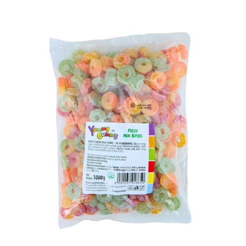 Yummy Gummy Fizzy Rings 1kg – Candycrave
