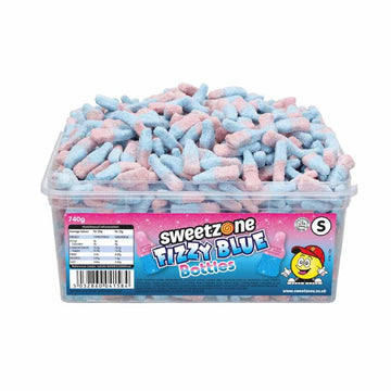 Sweetzone Blue Raspberry Mushrooms – Halal Blue Sweets 1kg – Candycrave