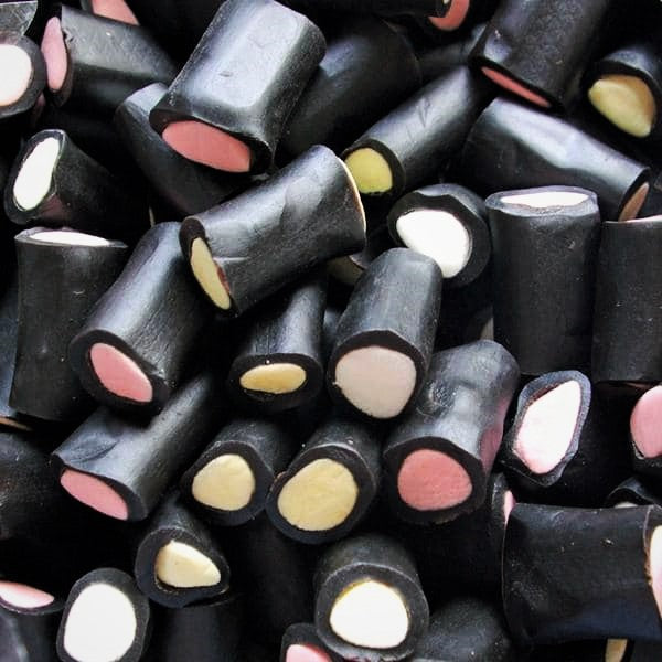 Liquorice Cream Rock 140g – Candycrave